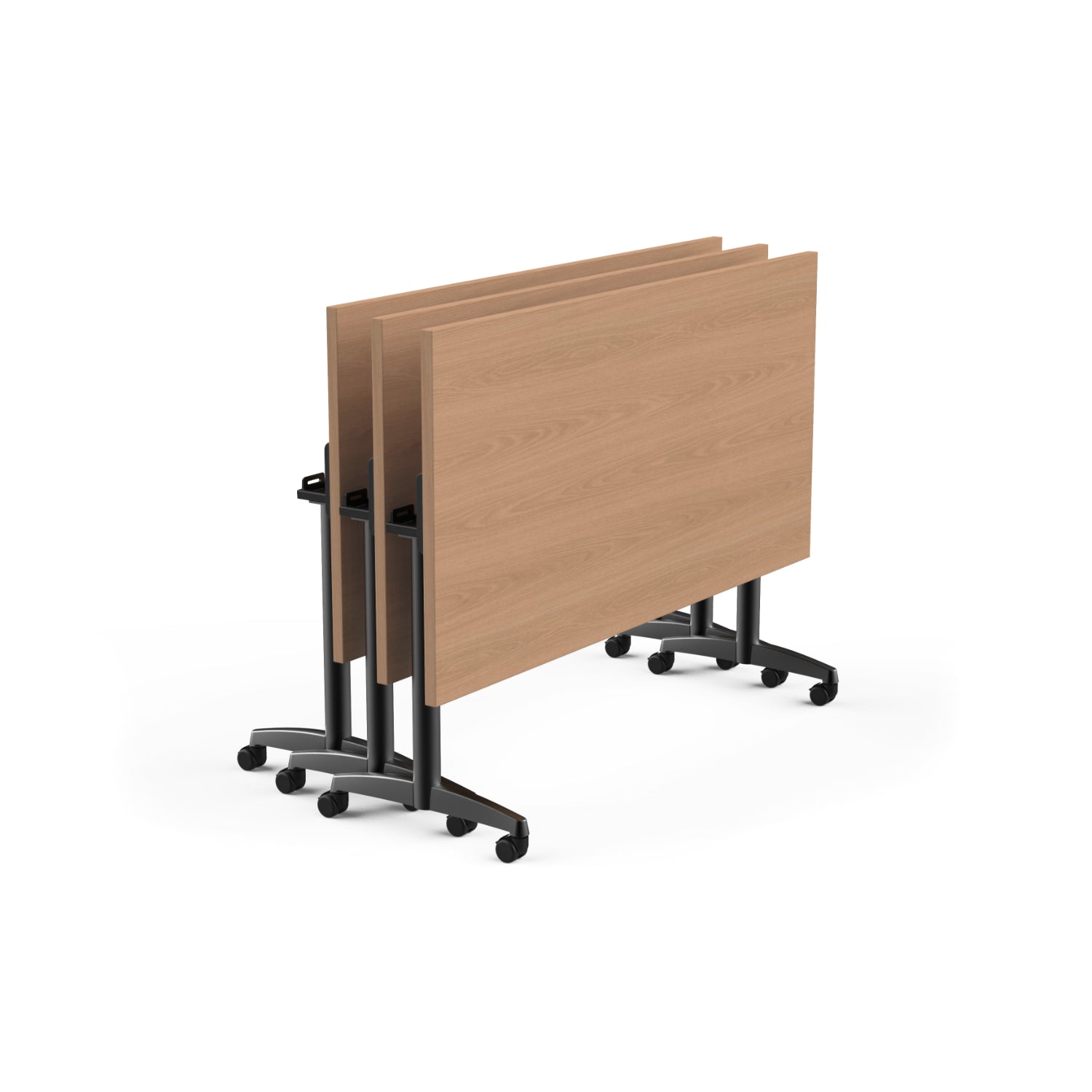 Flip and Nest Rectangular Training Table, 60 x 24 - NextGen Furniture, Inc.