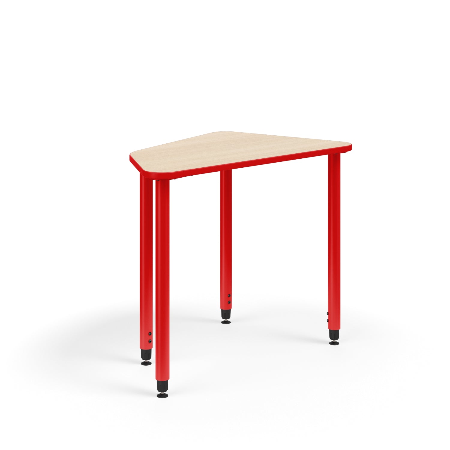 KI Ruckus Sit/Stand Height Adjustable Oddquad Post Leg Desk, 1-1/4" La ...