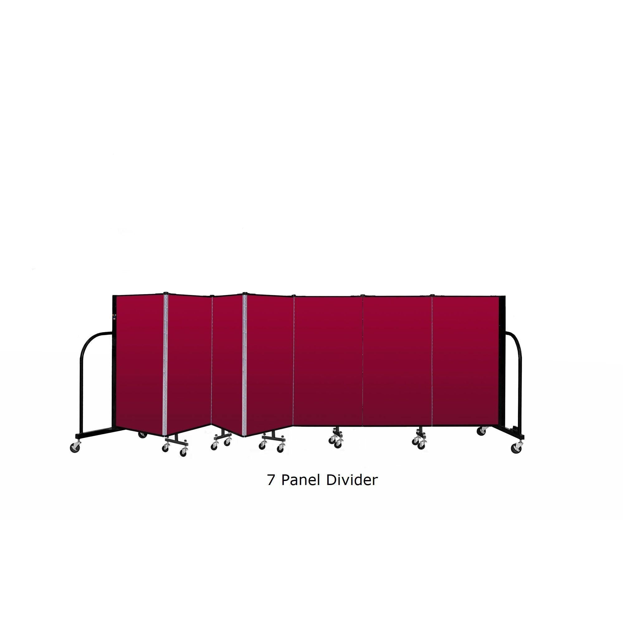 Screenflex FREEStanding Fabric Portable Room Divider Partitions, 4 Ft ...
