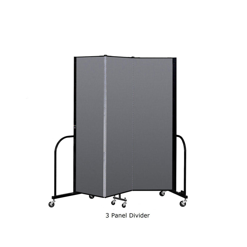 Screenflex FREEStanding Fabric Portable Room Divider Partitions, 6' 8 ...